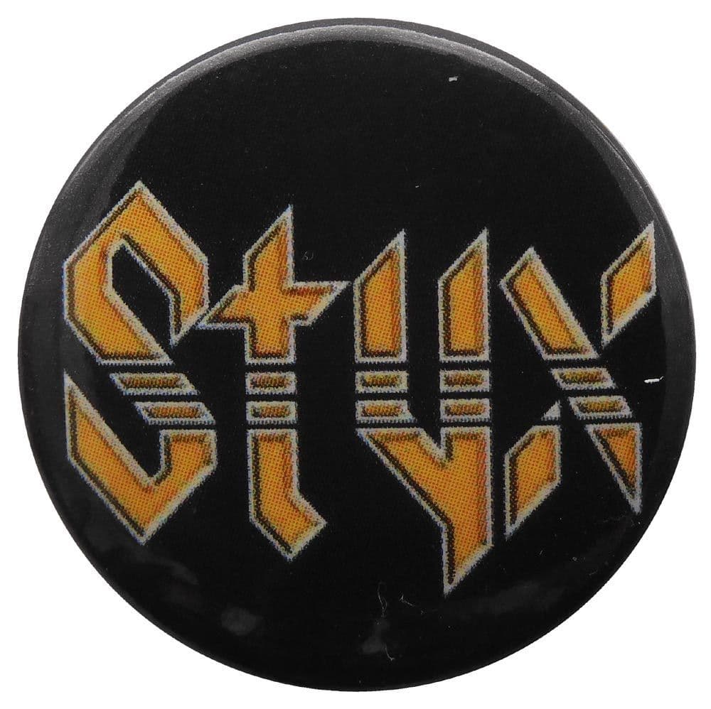 Styx - Gold Logo Button Badge