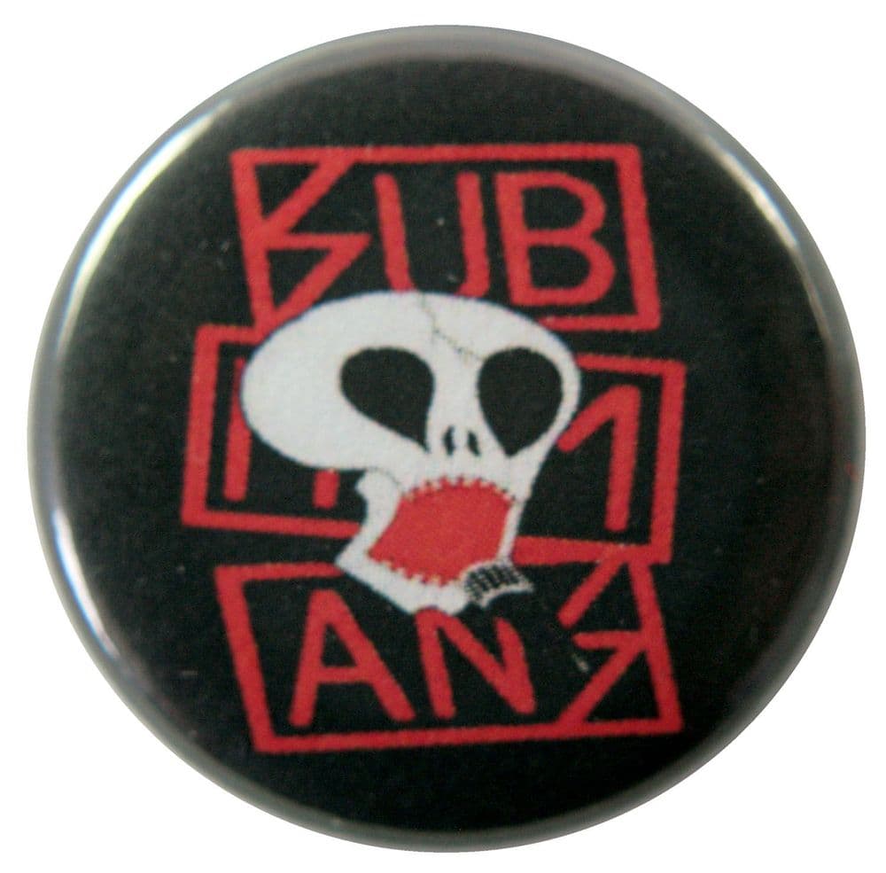 Subhumans - Live in a Dive Button Badge