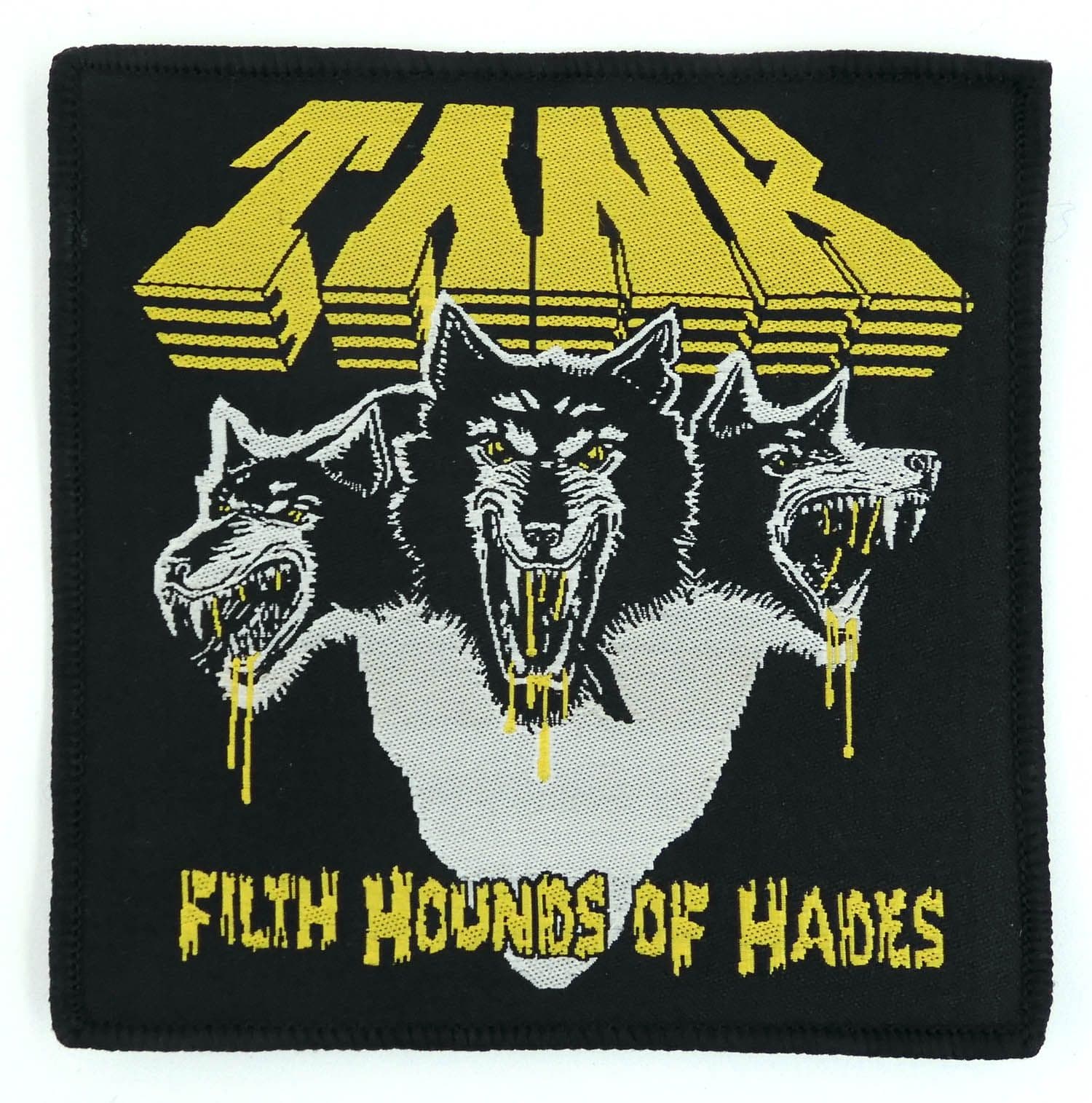 Tank - Filth Hounds of Hades Black Woven Patch