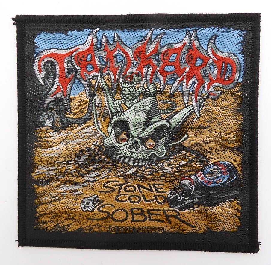 Tankard - Stone Cold Sober Woven Patch