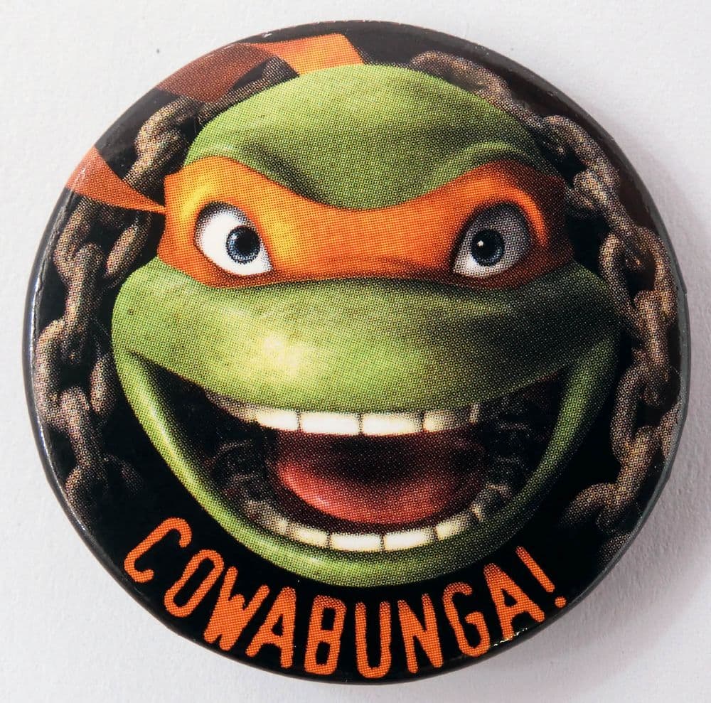 Teenage Mutant Ninja Turtles - Cowabunga Large Button Badge