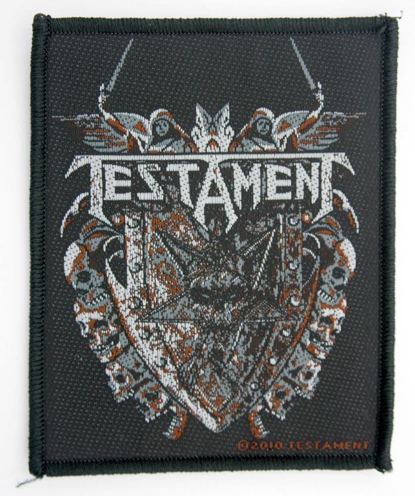 Testament - Shield Woven Patch