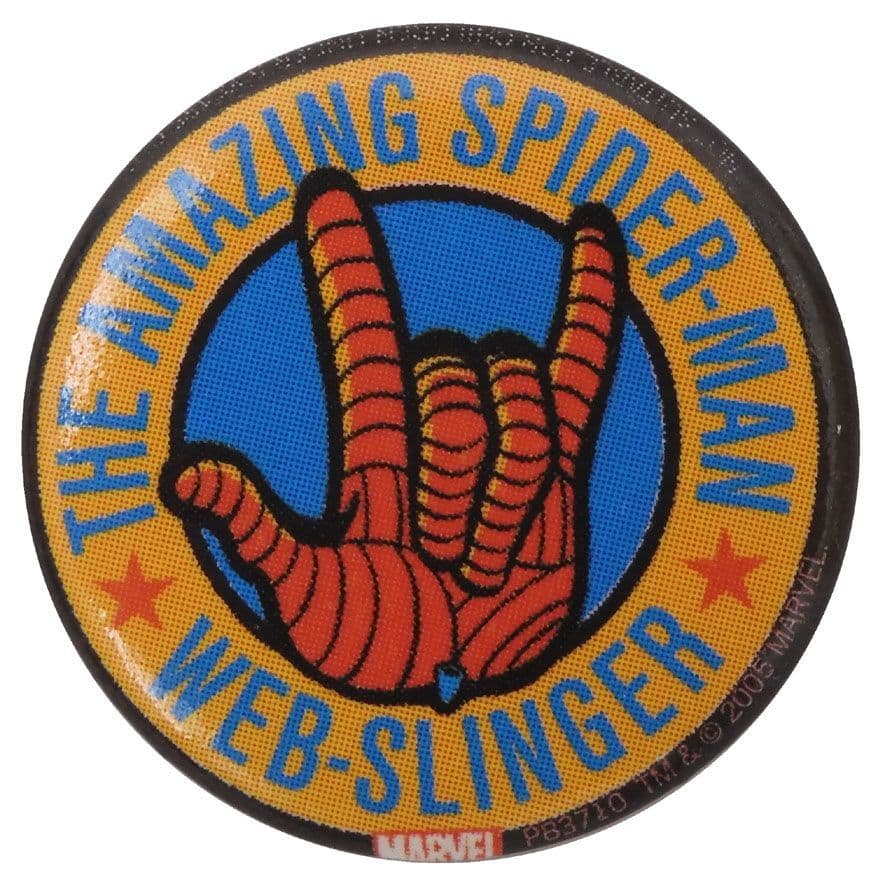 The Amazing Spider-Man - Webslinger Button Badge