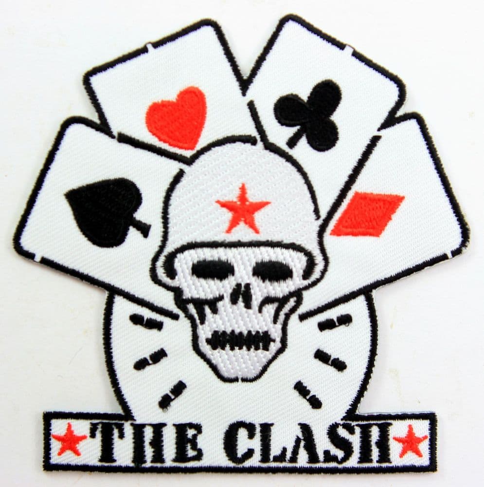 The Clash - Cards Embroidered Patch