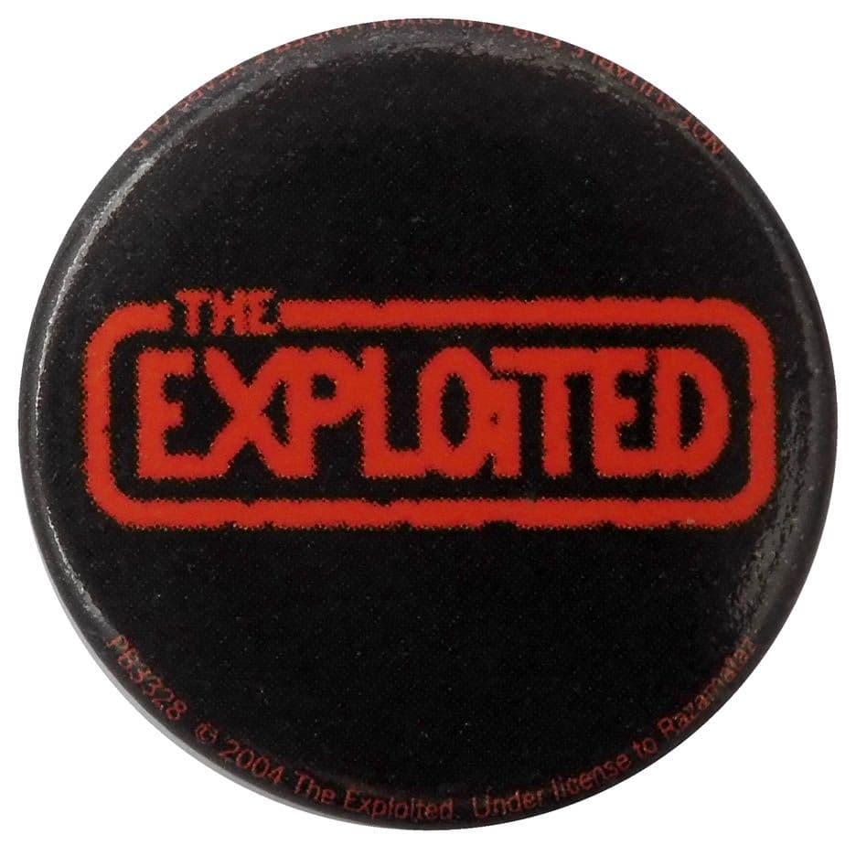 The Exploited - Logo Button Badge
