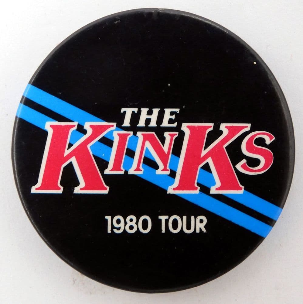The Kinks - 1980 Tour 44mm Badge