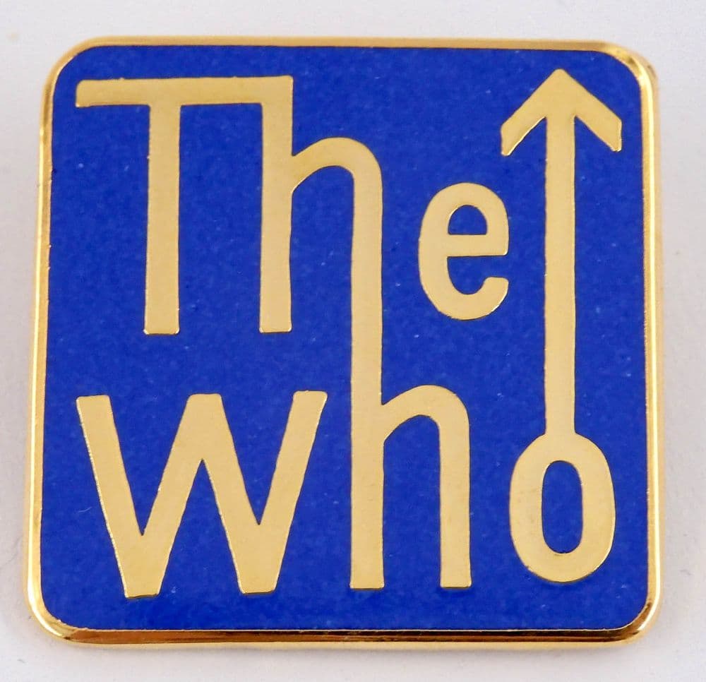 The Who - Logo Blue Enamel Badge