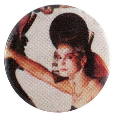 Toyah - Japanese White Button Badge