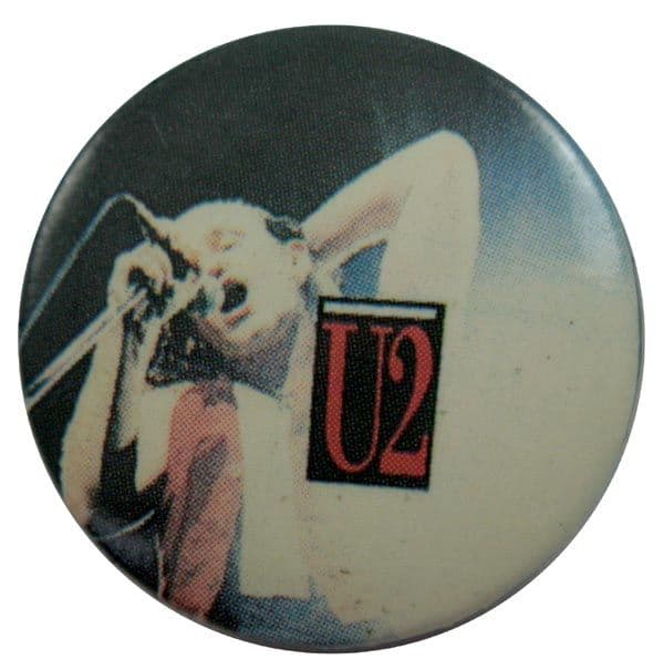 U2 - Bono Stage Vest Button Badge