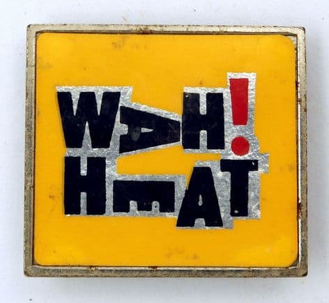 Wah Heat - Logo Lapel Badge Pete Wylie