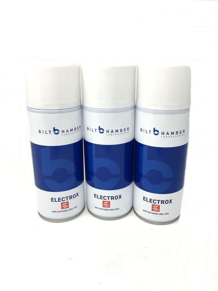 Bilt Hamber Electrox Anti-Corrosion Zinc Rich 400ml x 3 - EVRI Courier