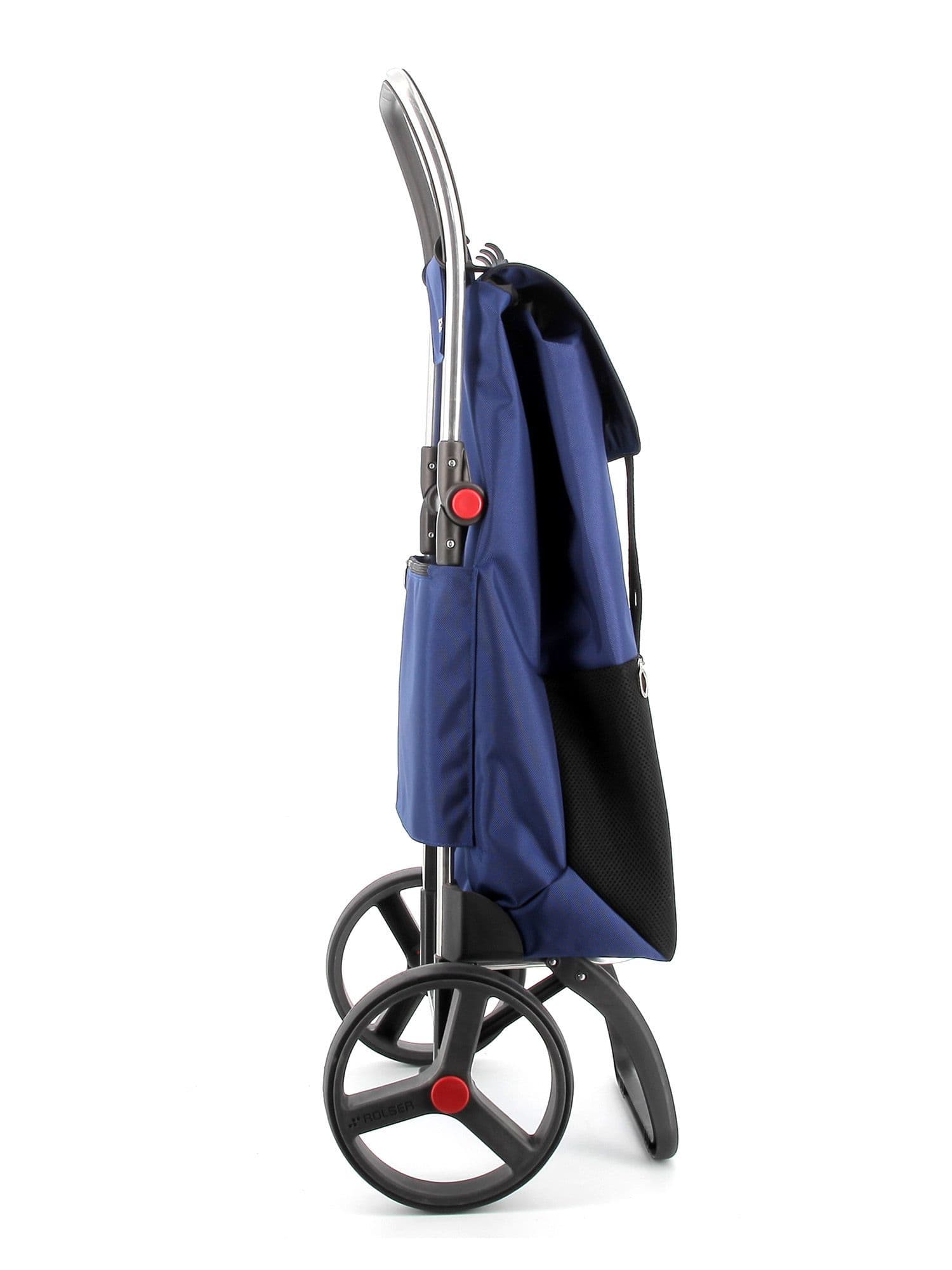 Rolser I-Max Urban 2 Big Wheel Foldable Shopping Trolley-BLUE