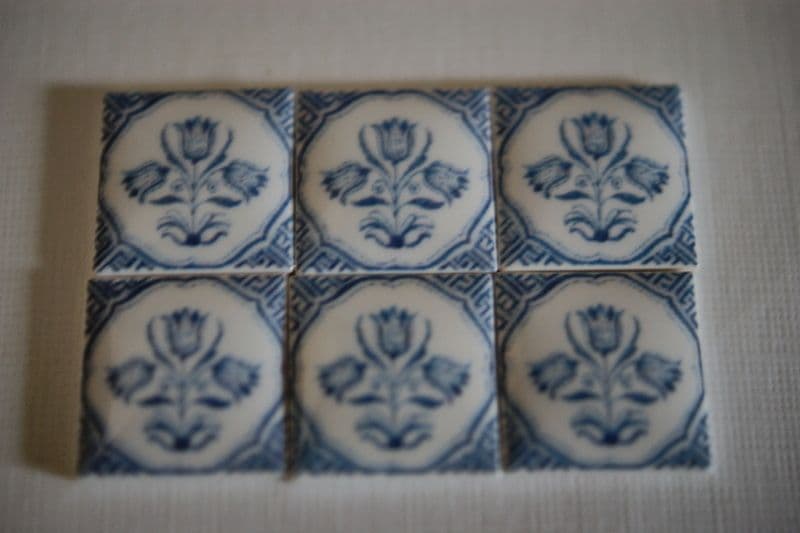 Dutch Delft Tulips 18c M8