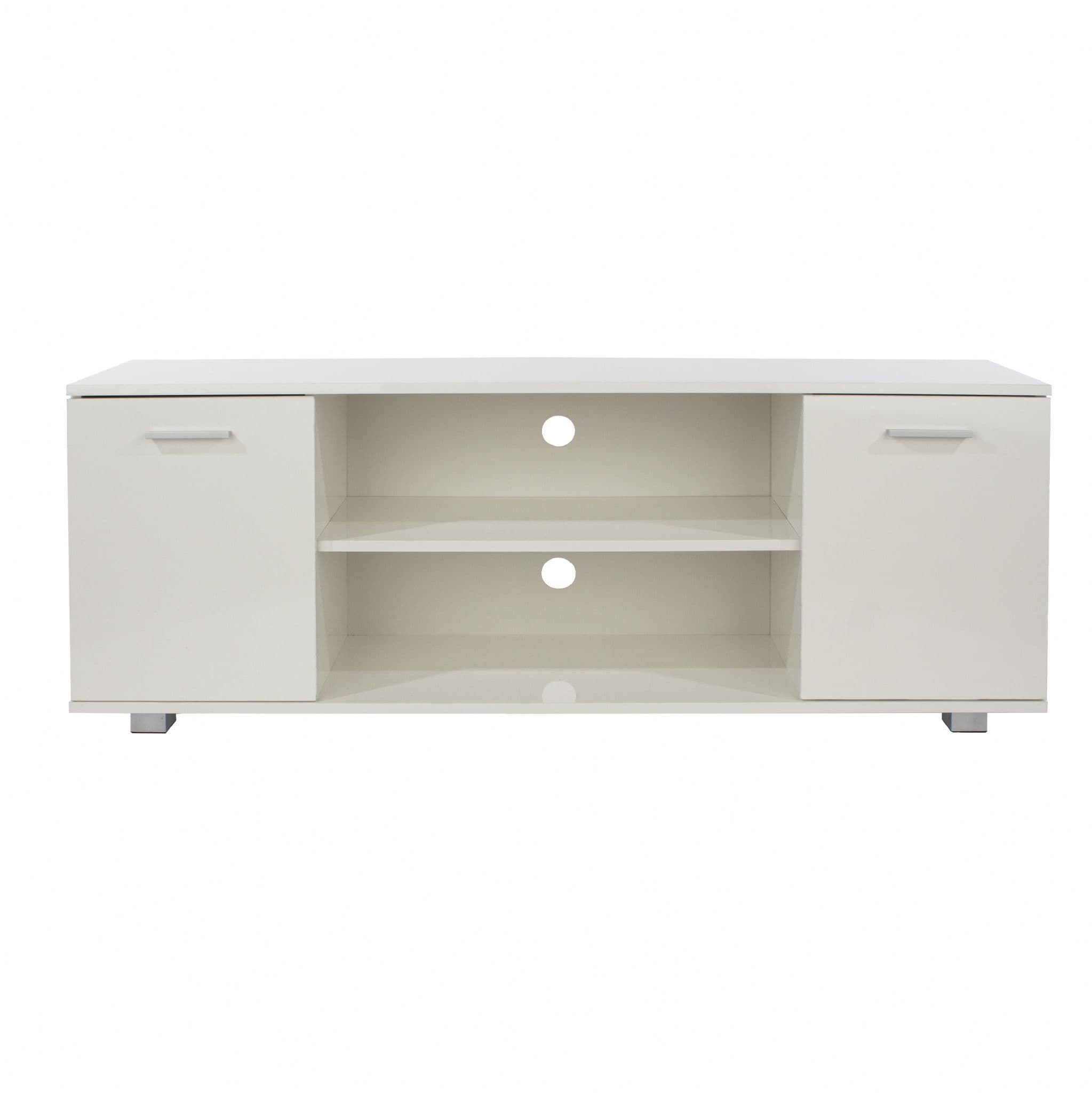 Halo 2 Door Widescreen Tv Unit in White LD712 CP