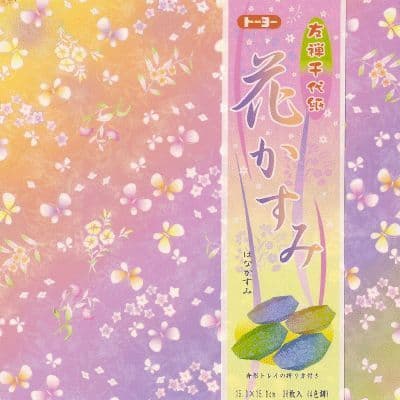 Four season chiyogami 6 inch 15 cm square 36 sheets c143b