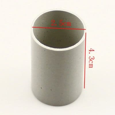 Plastic cylinders for Mesh flowers Plastic grey 2 5cm x 2 5cm x 4 3cm 1 ...