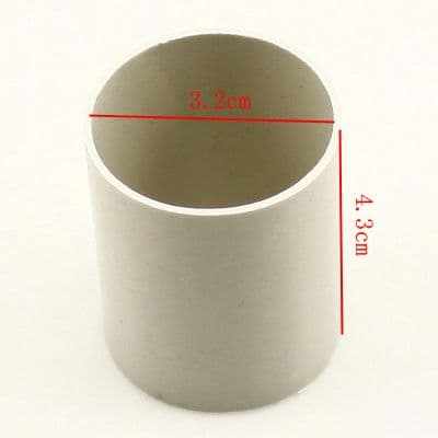 Plastic cylinders for Mesh flowers Plastic grey 3 2cm x 3 2cm x 4 3cm 1 ...