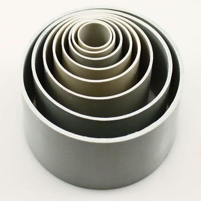 Plastic cylinders for Mesh flowers set 8 pieces SST0001