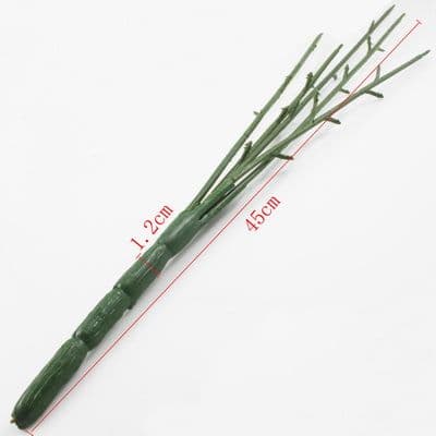 Plastic Flower stem Plastic Lime green 45cm x 1 2cm 1 Plastic Flower ...