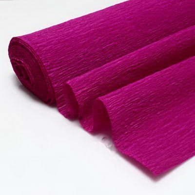 Thick Crepe paper Magenta 40cm x 100cm 1 sheet CR208A