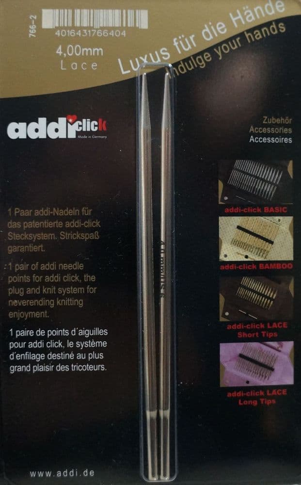 Addi Click Long Lace Needle Tips