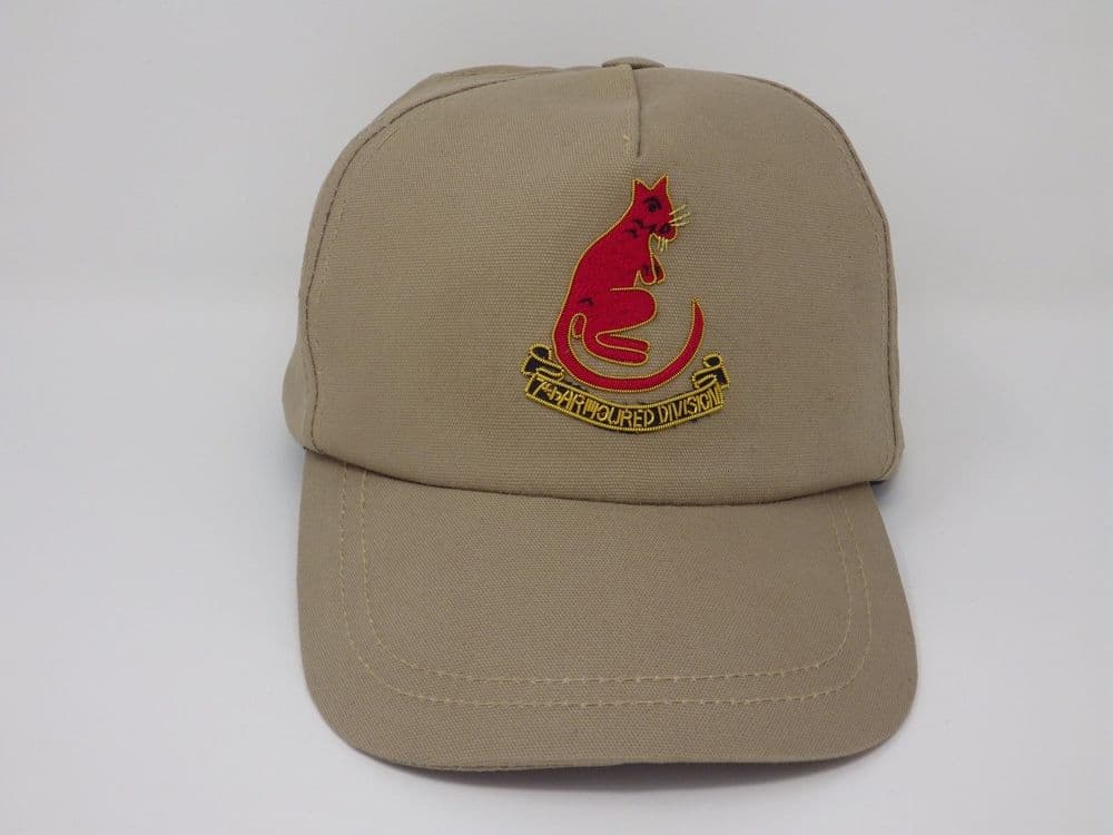 7th ARMOURED DIVISION DESERT RATS BASEBALL CAP SN