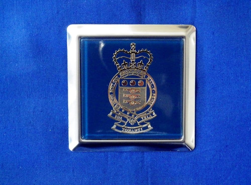 ROYAL ARMY ORDNANCE CORPS RAOC CAR GRILLE BADGE