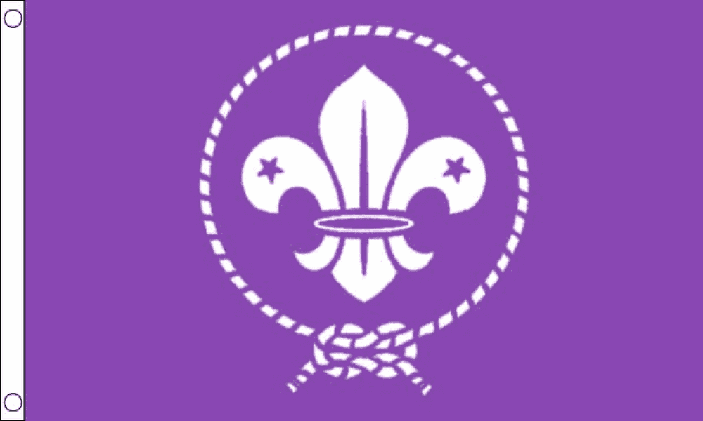 SCOUTS PURPLE 3ft X 2ft