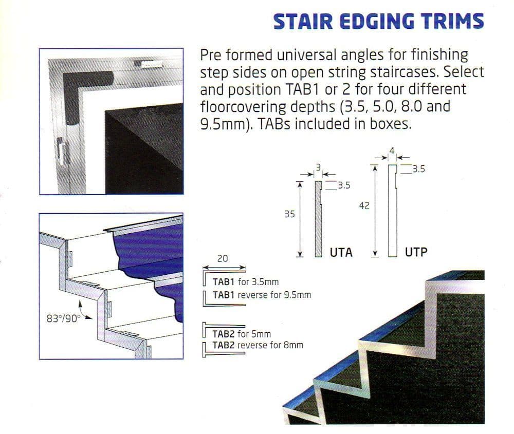 Stair Edge Trims Quantum RWSQUTA