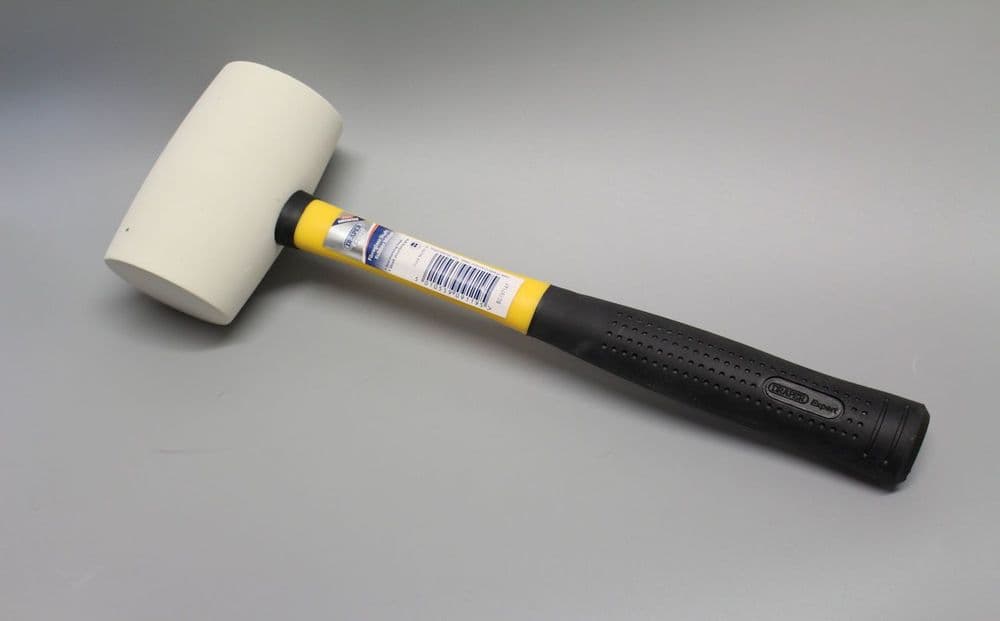 White Rubber Mallet Draper RWS040