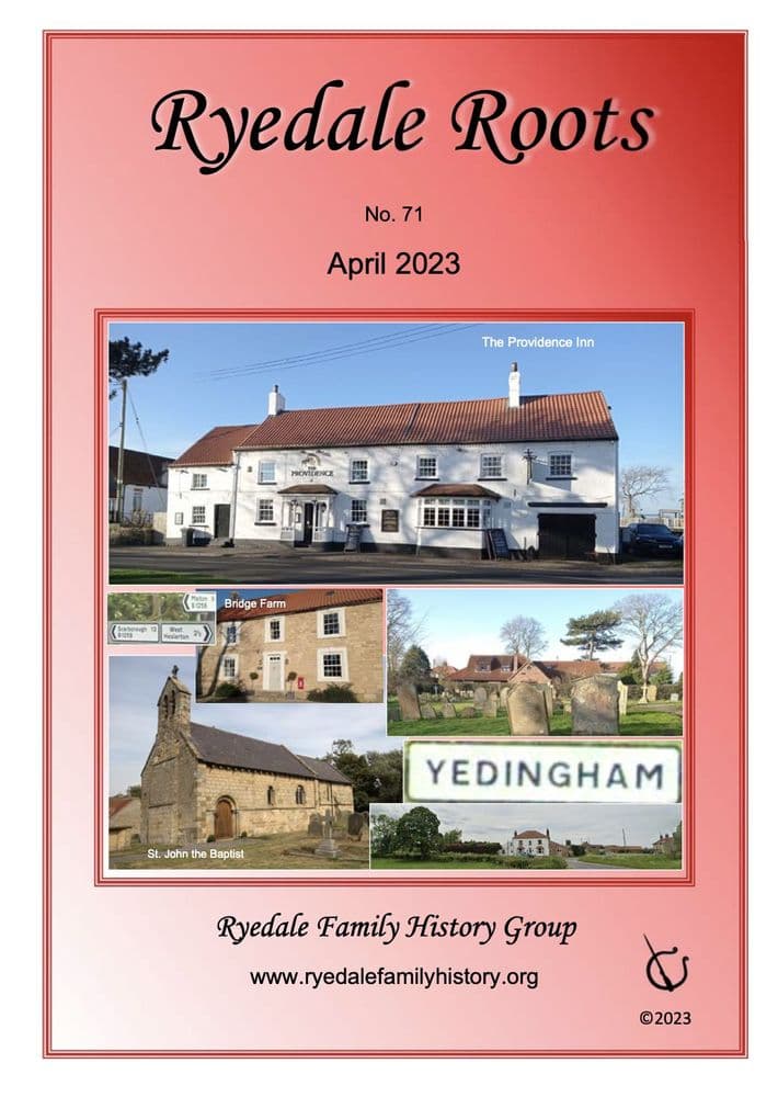Ryedale Roots Apr 2023 Yedingham