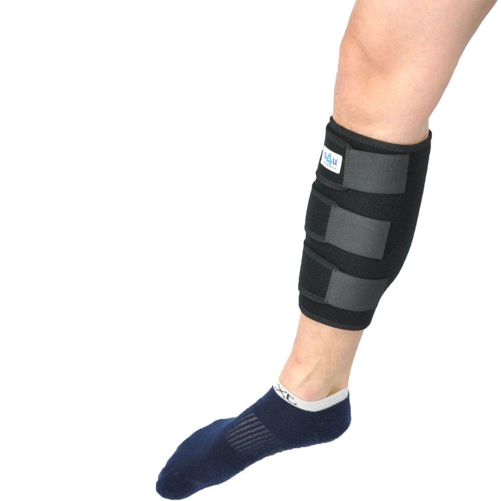 Adjustable Calf Support Extra Comfort Breathable One Size - Black