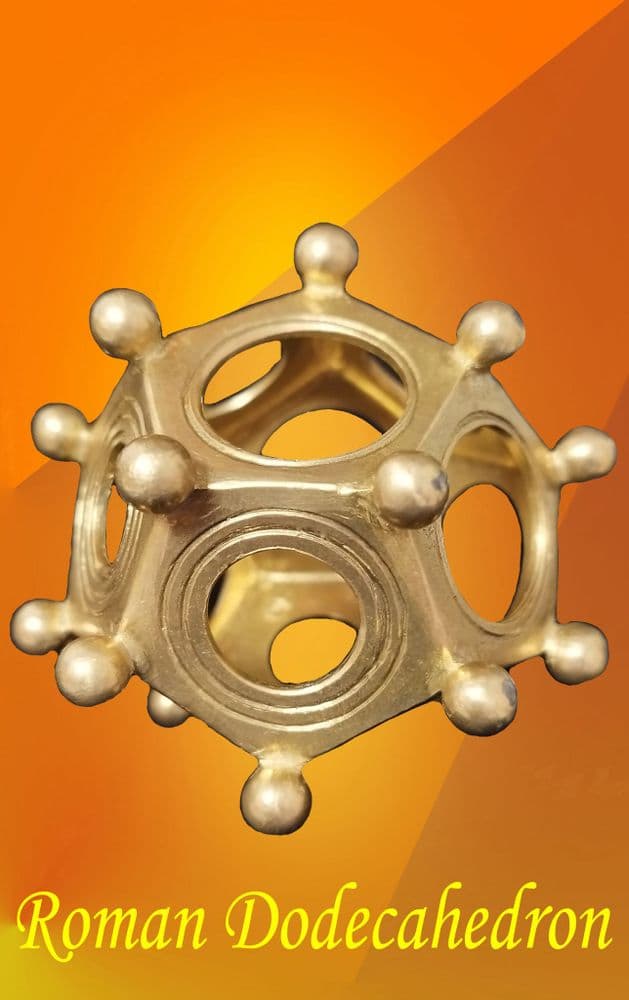 ROMAN DODECAHEDRON COPPER ALLOY REPLICA