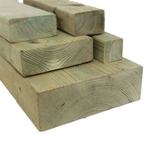 200 x 044 x 3600MM ROUGH TREATED TIMBER JOIST C16 8x2 12ft approx