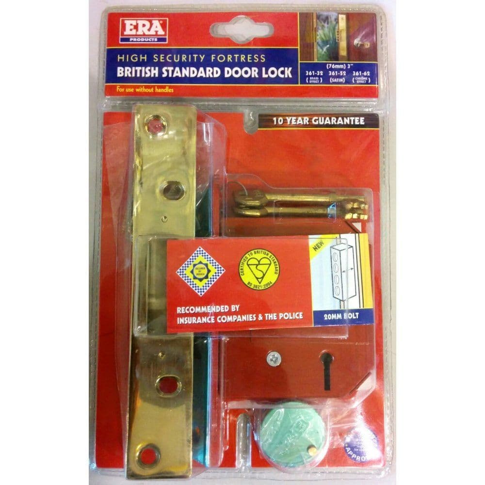 BRITISH STANDARD SASH LOCK 3in ERA 362-32
