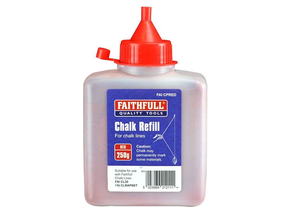 CHALK POWDER 250G - RED FAITHFULL