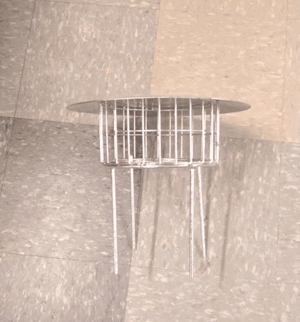 CHIMNEY COWL FLUE VENT TOP CAGE GALVANISED 8in