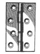 DSW HINGE BRASS 4in EACH