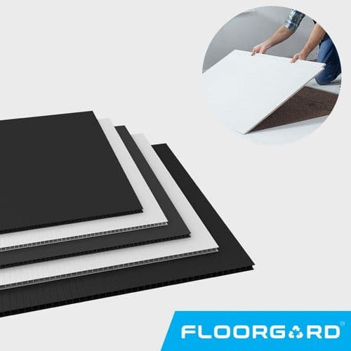 FLOORGARD CORREX CORRY BOARD BLACK PROTECTION 2400MM x 1200MM x 2MM