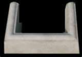 GULLY SURROUND 3 SIDED CONCRETE 9in x 7in 230x180MM