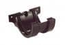 GUTTER HALF ROUND JOINTER BLACK 112MM BR44BL
