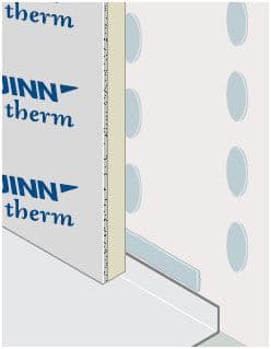 INSULATION PLASTERBOARD 50MM THERMAL LINER 38MM POLYISO & 12 5MM PB