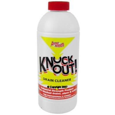 KNOCK OUT INDUSTRIAL STRENGTH DRAIN CLEANER 1ltr 50090276