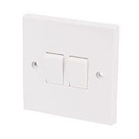LIGHT SWITCH 2 GANG 2 WAY LG202