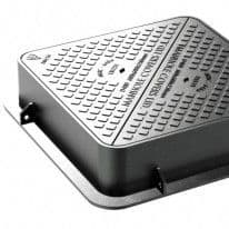 MANHOLE CAST IRON DOUBLE TRIANGULAR 27in x 27in 675x675MM D400