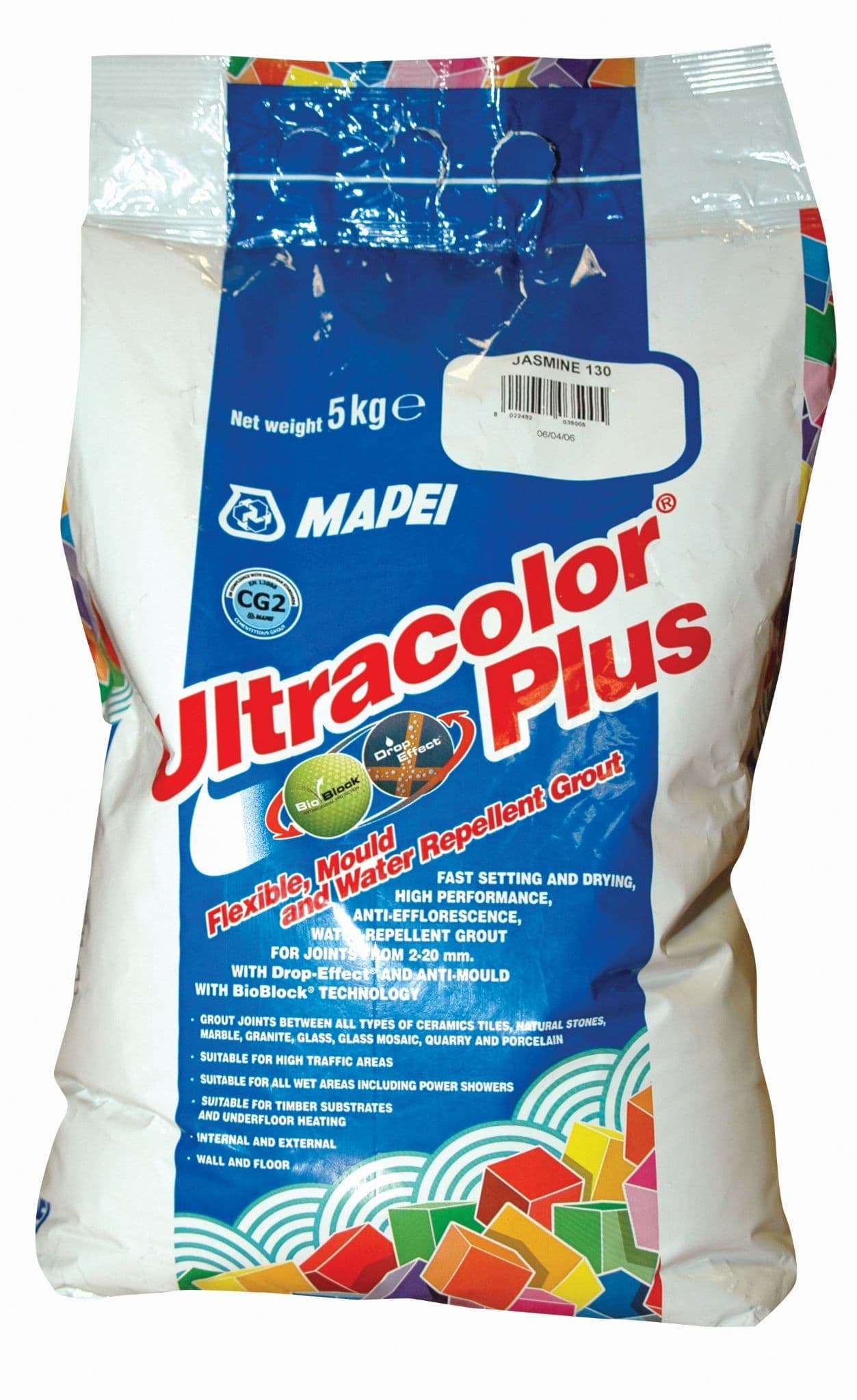 MAPEI ULTRACOLOR PLUS TILE GROUT 113 CEMENT GREY BAG 5kg
