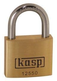 PADLOCK PREMIUM BRASS 50MM KASP K12550D