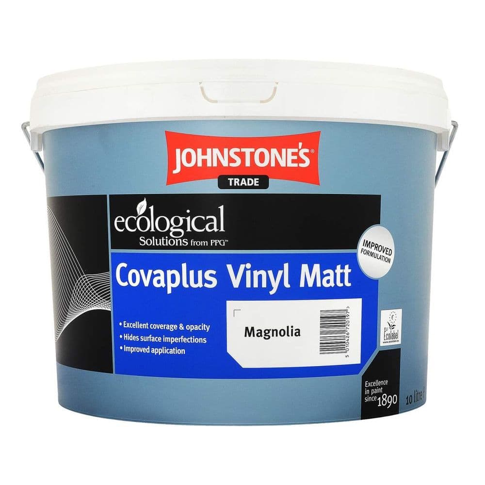 PAINT EMULSION MAGNOLIA MATT 10ltr JOHNSTONES 306757