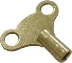 RADIATOR KEY BRASS CLOCK TYPE PA20P BB-RK100