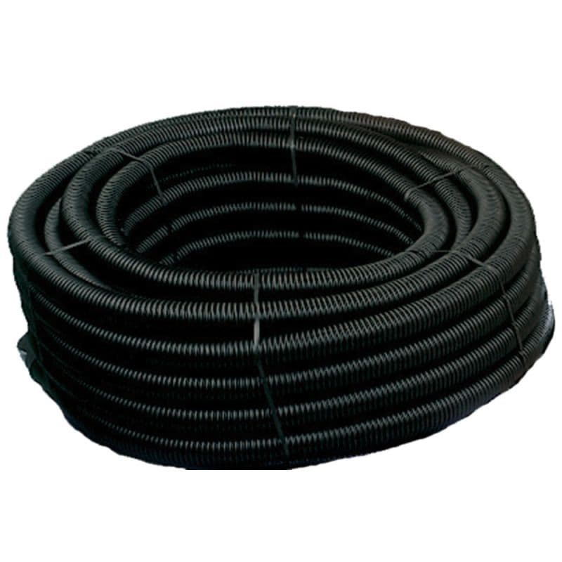 RIDGICOIL FLEXIBLE DUCTING BLACK 2 5in 63MM x 50MT
